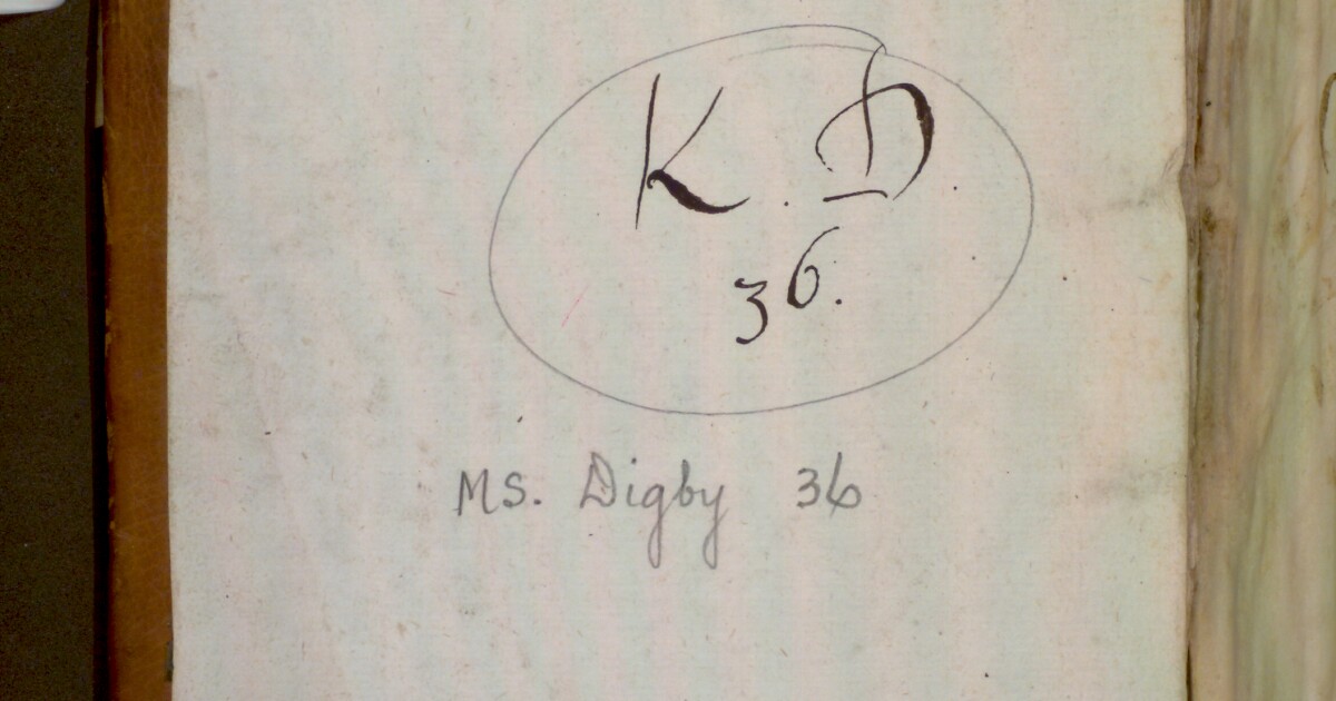 Bodleian Library MS. Digby 36